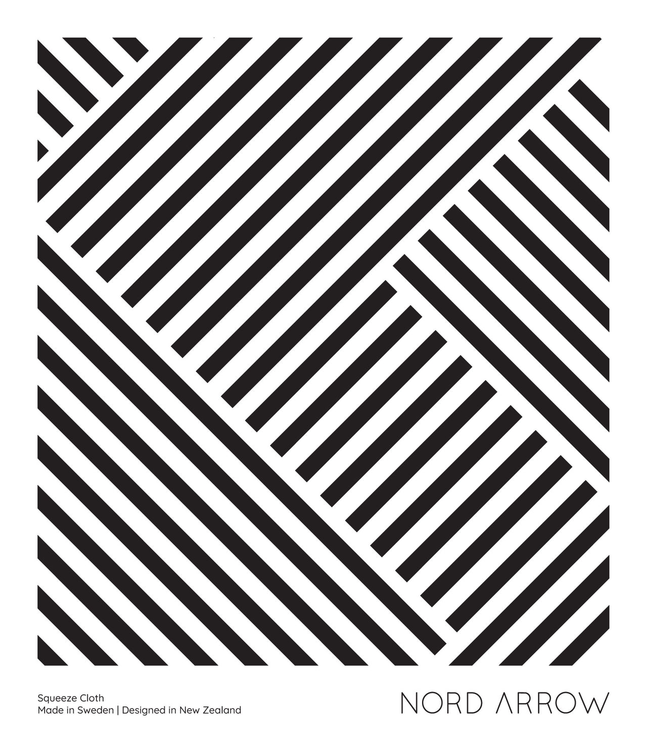 Nord Arrow Swedish dish cloth - Every Which Way pattern