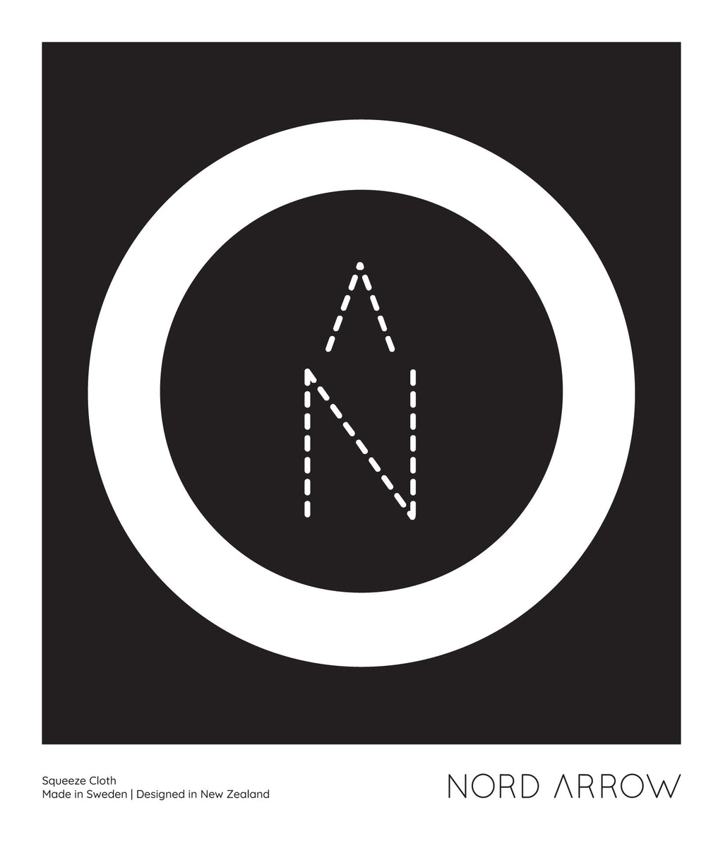 Nord Arrow Swedish dish cloth - On the Bright Side pattern